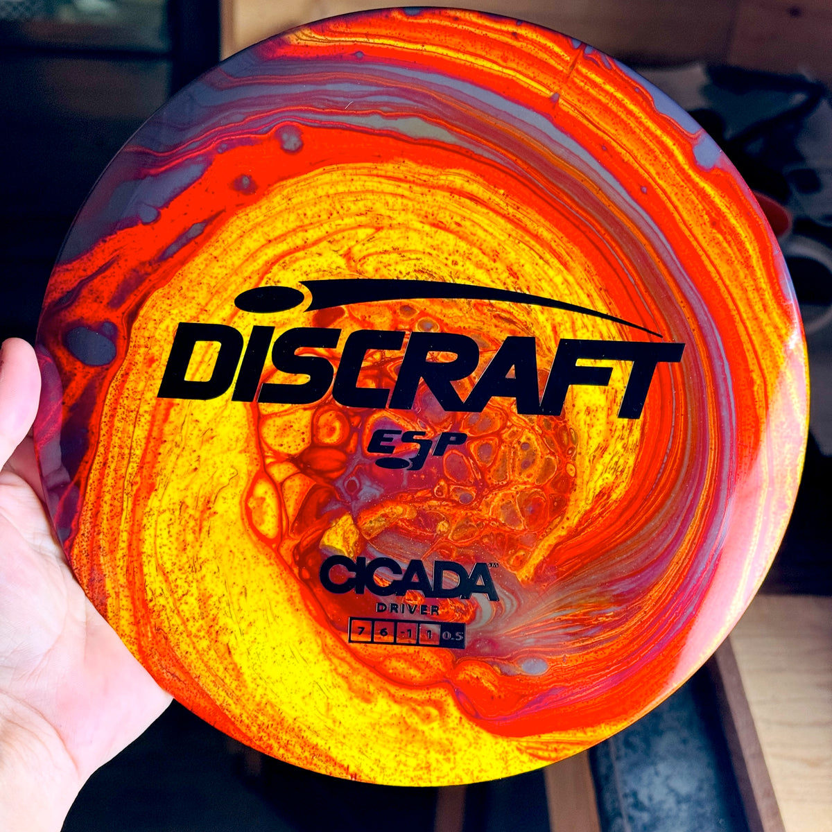 Discraft ESP Cicada, 155g – Dr. Kristy Disc Dyes