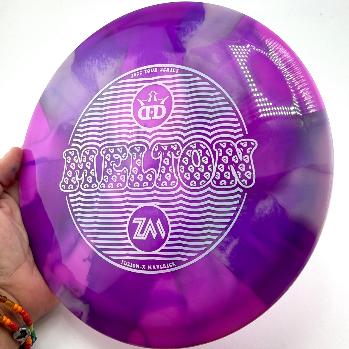 Dynamic Discs Fuzion-X Burst Maverick Zach Melton Team Series, 173g ...