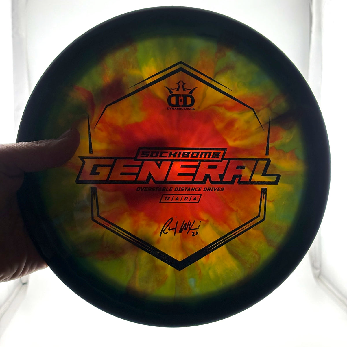 Dynamic Discs Supreme Orbit Sockibomb General, 173g – Dr. Kristy Disc Dyes