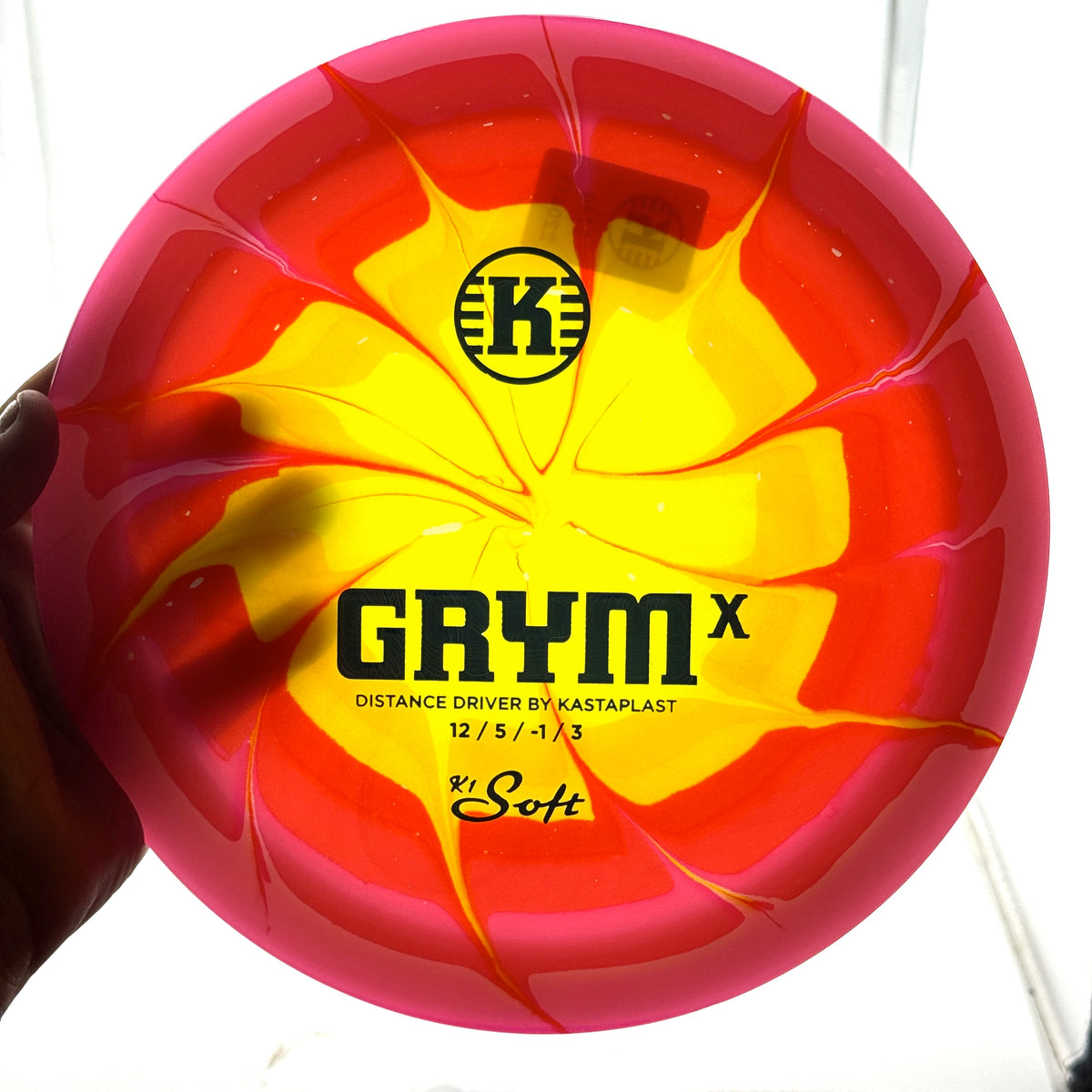 Kastaplast K1 Soft Grym X White Shimmer, 174g – Dr. Kristy Disc Dyes