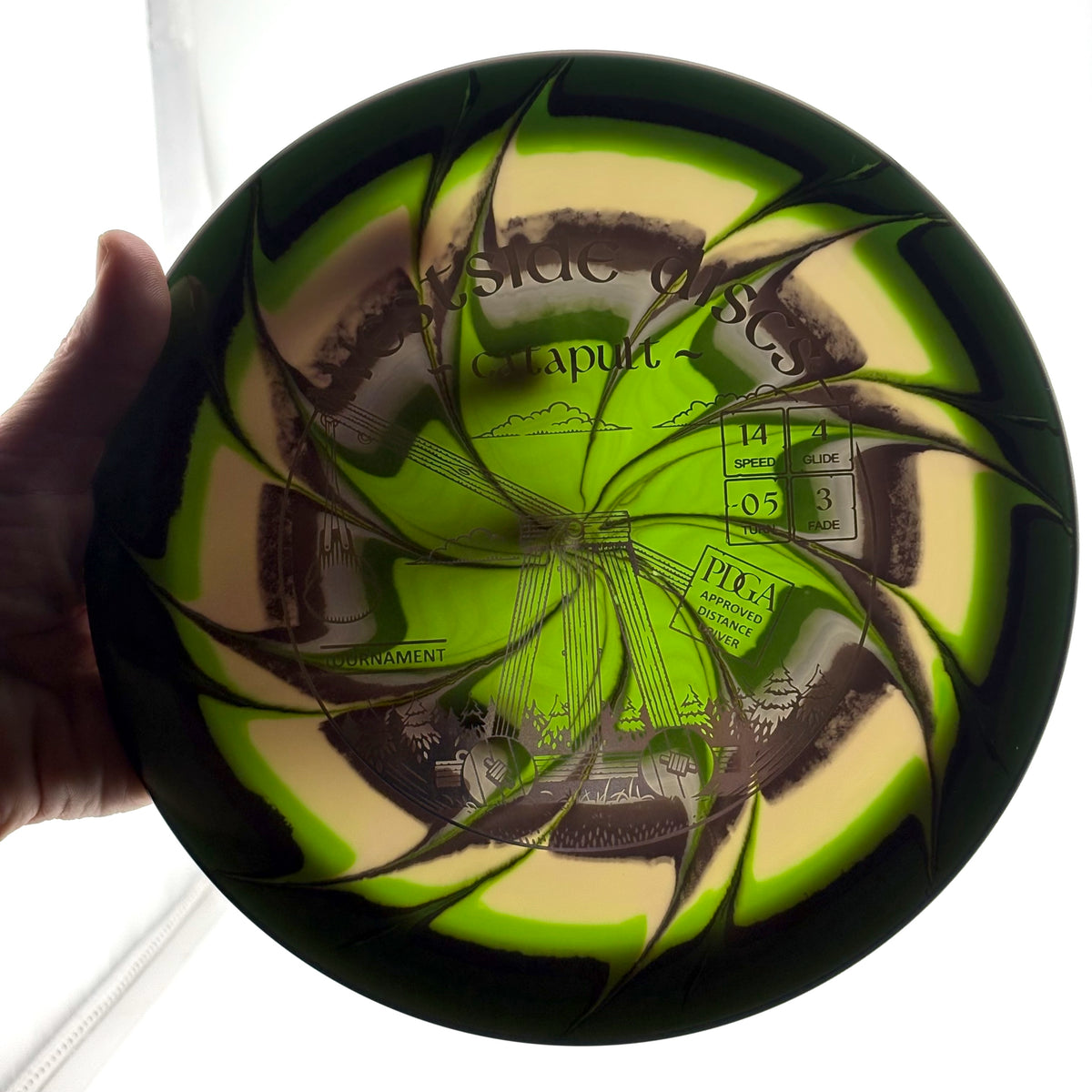 Westside Discs Tournament Catapult, 173g – Dr. Kristy Disc Dyes